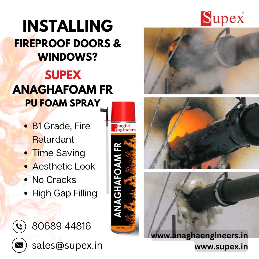 Anaghafoam FR Foam | B1 Fire Retardant PU Spray Foam India